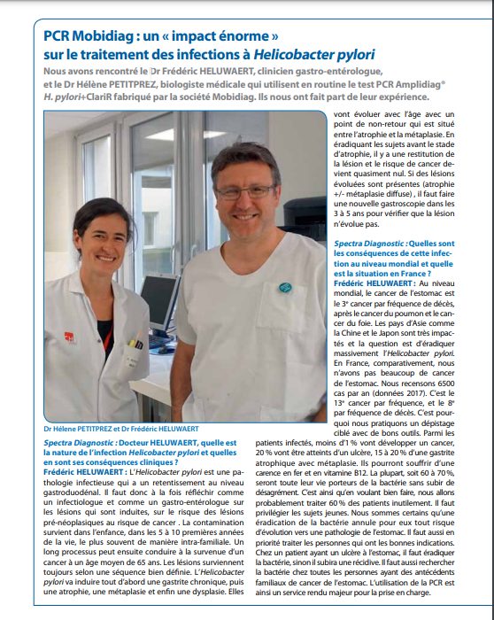 PCR Mobidiag : un « impact énorme » sur le traitement des infections à ...